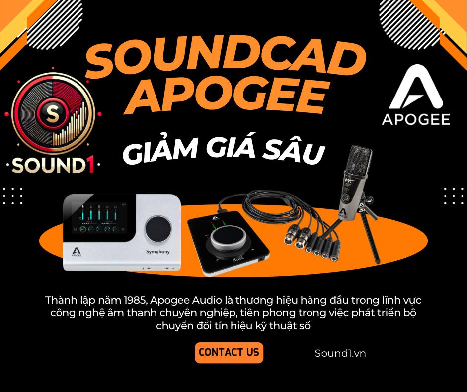 Apogee Audio – Chuẩn mực âm thanh chuyên nghiệp